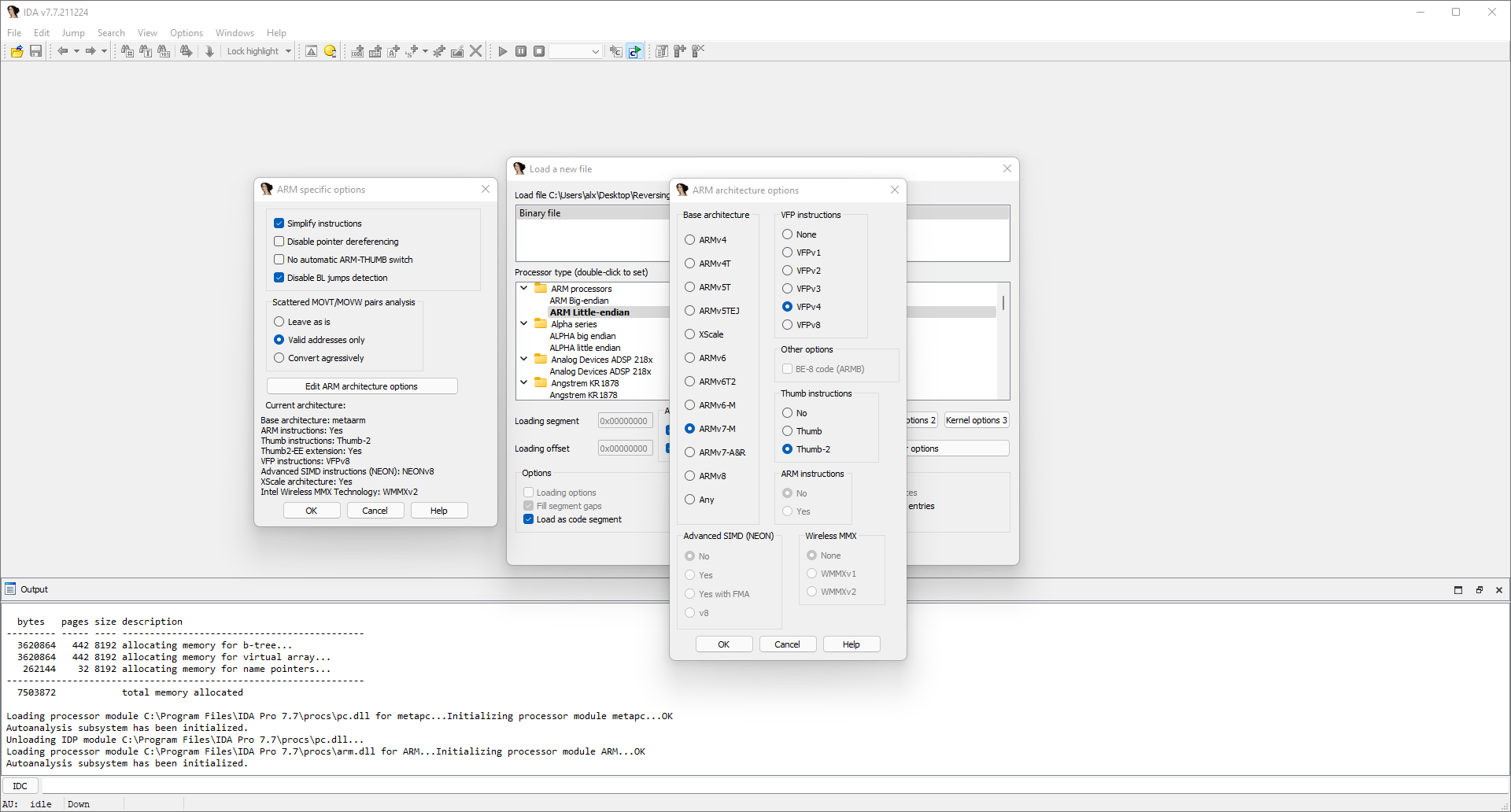 Reverse Engineering Radios - ARM Binary Images in IDA Pro